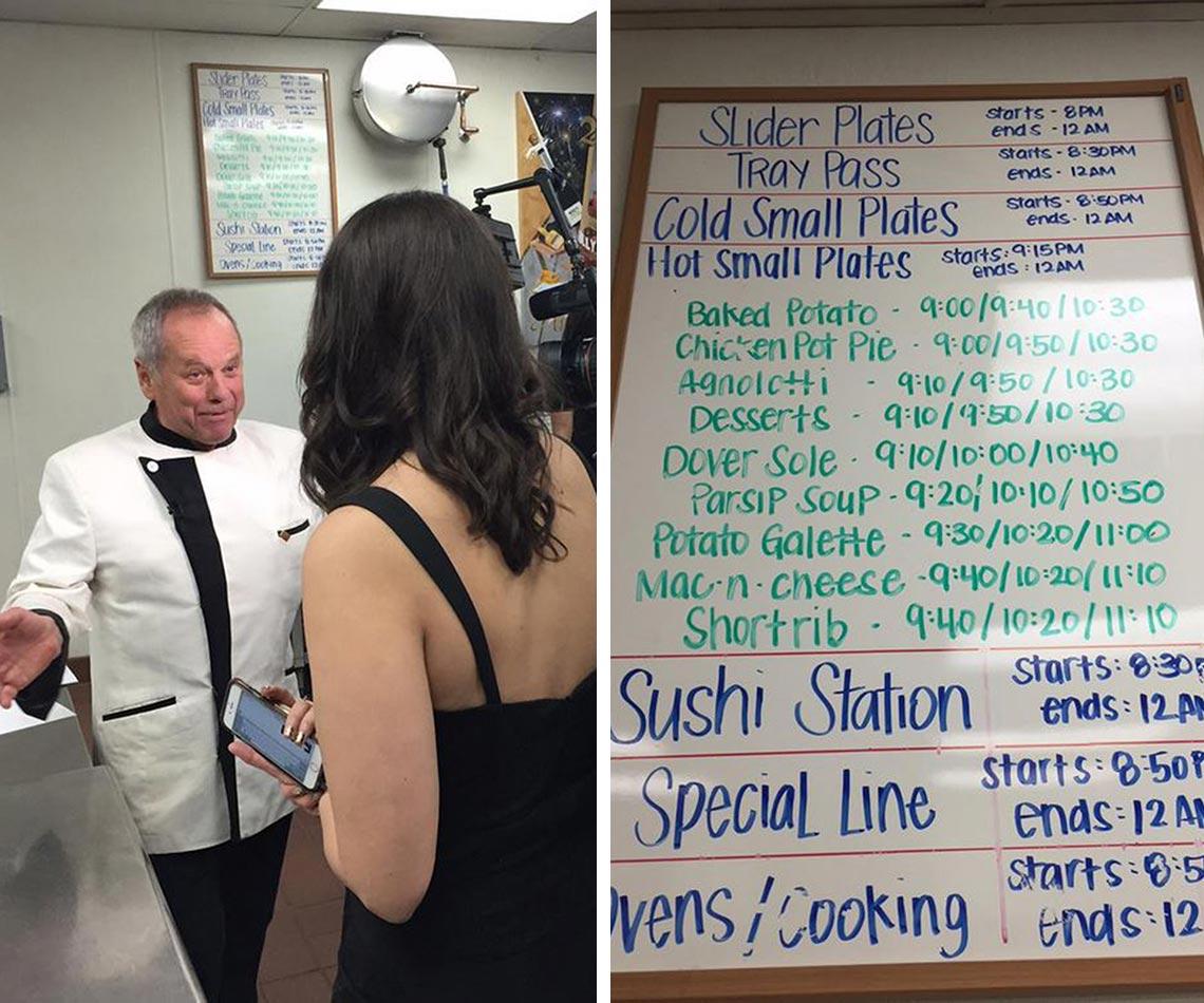 The amazing food from the 2015 Oscars