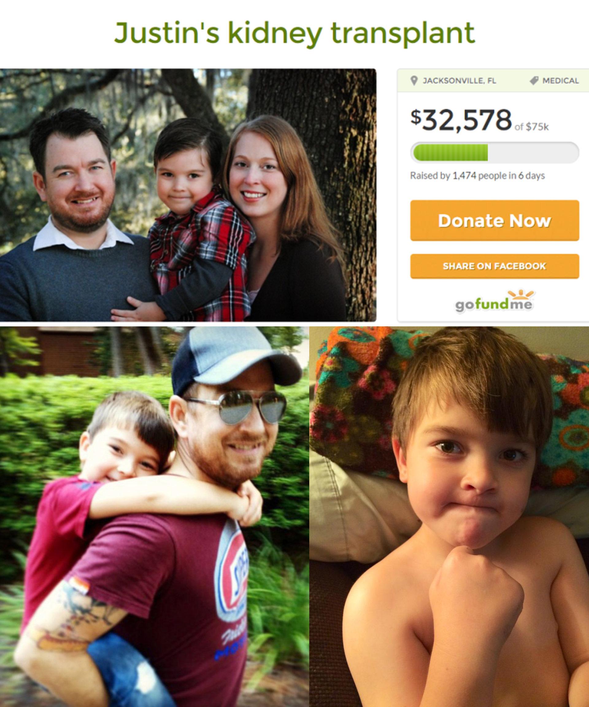 Success Kid Sammy is looking for a kidney for his dad