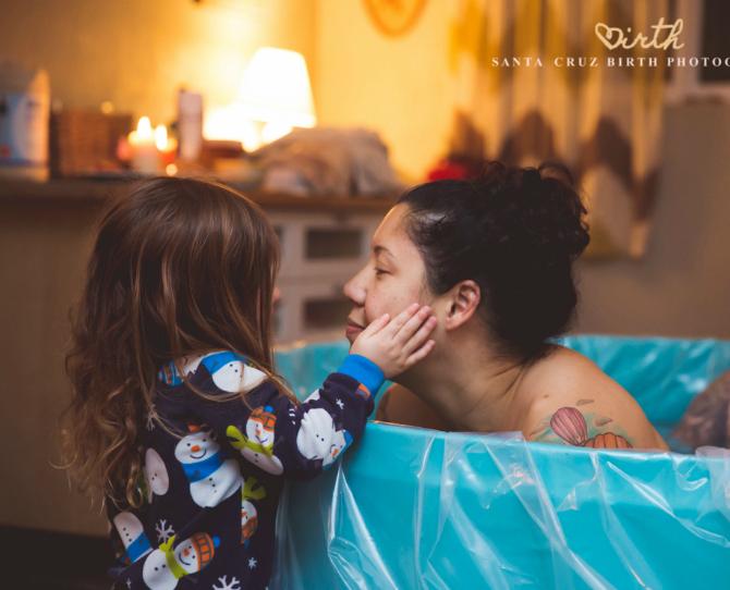 Photos capture baby born inside amniotic sac