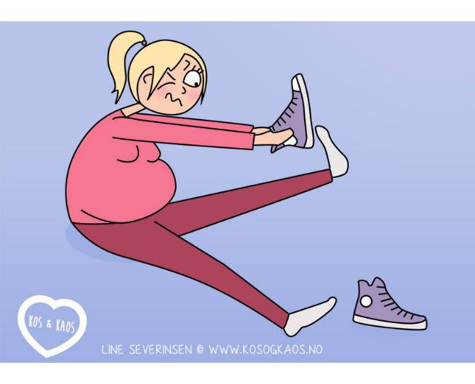 Mum Cartoons Show Pregnancy Struggles