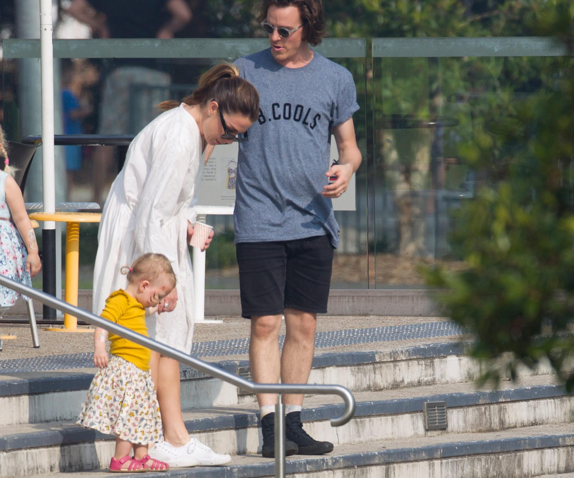 Kate Ritchie's day out with daughter Mae