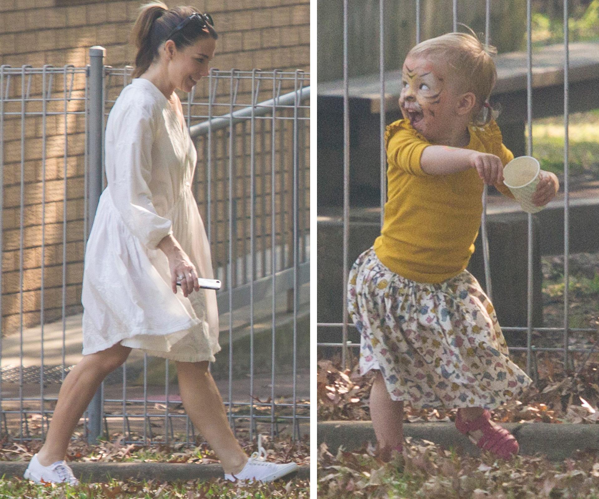 Kate Ritchie's day out with daughter Mae