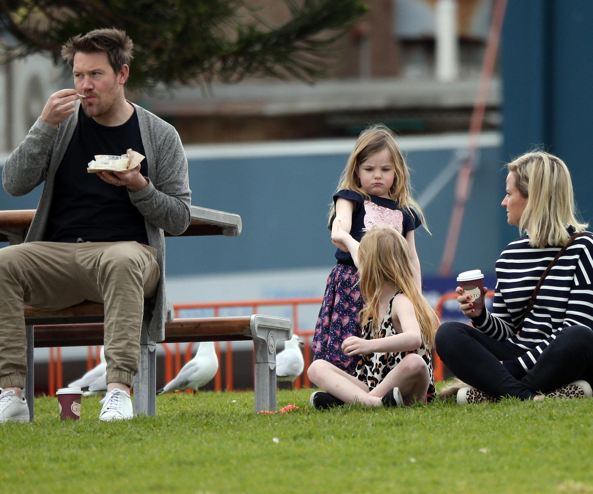 Eddie Perfect's family day out