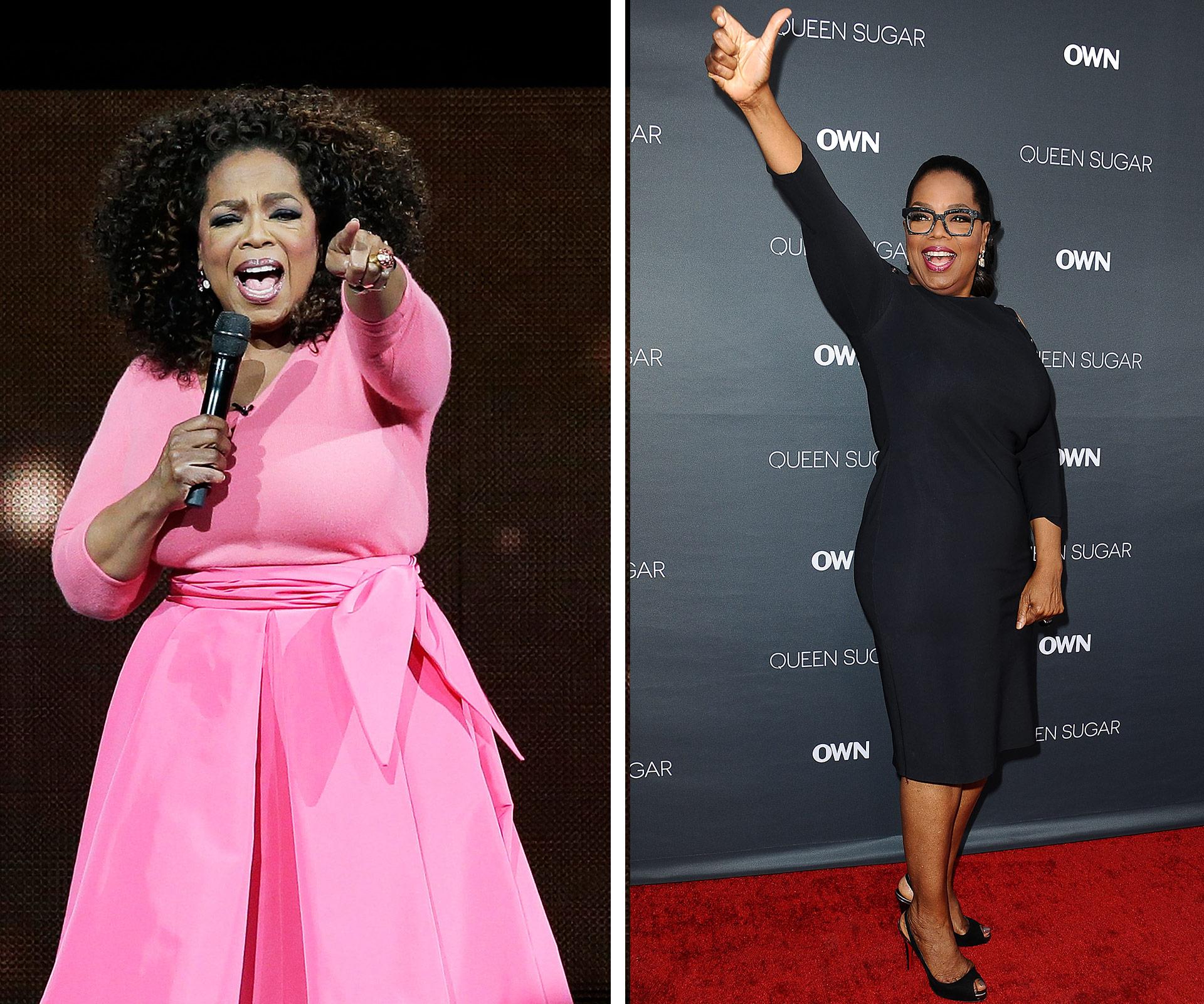 Oprah reveals weight loss success