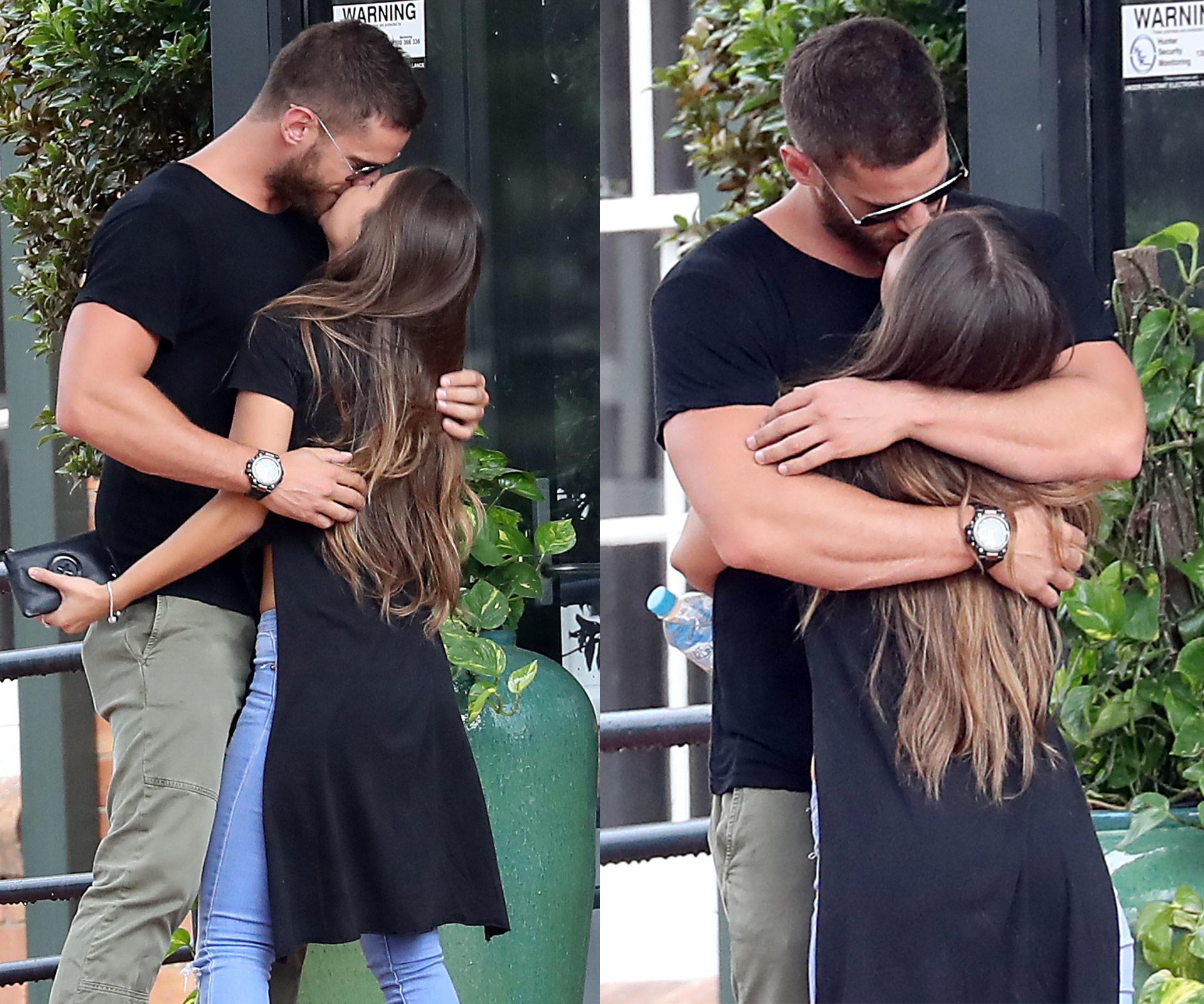 Dan Ewing steps out with girlfriend Kat Risteska