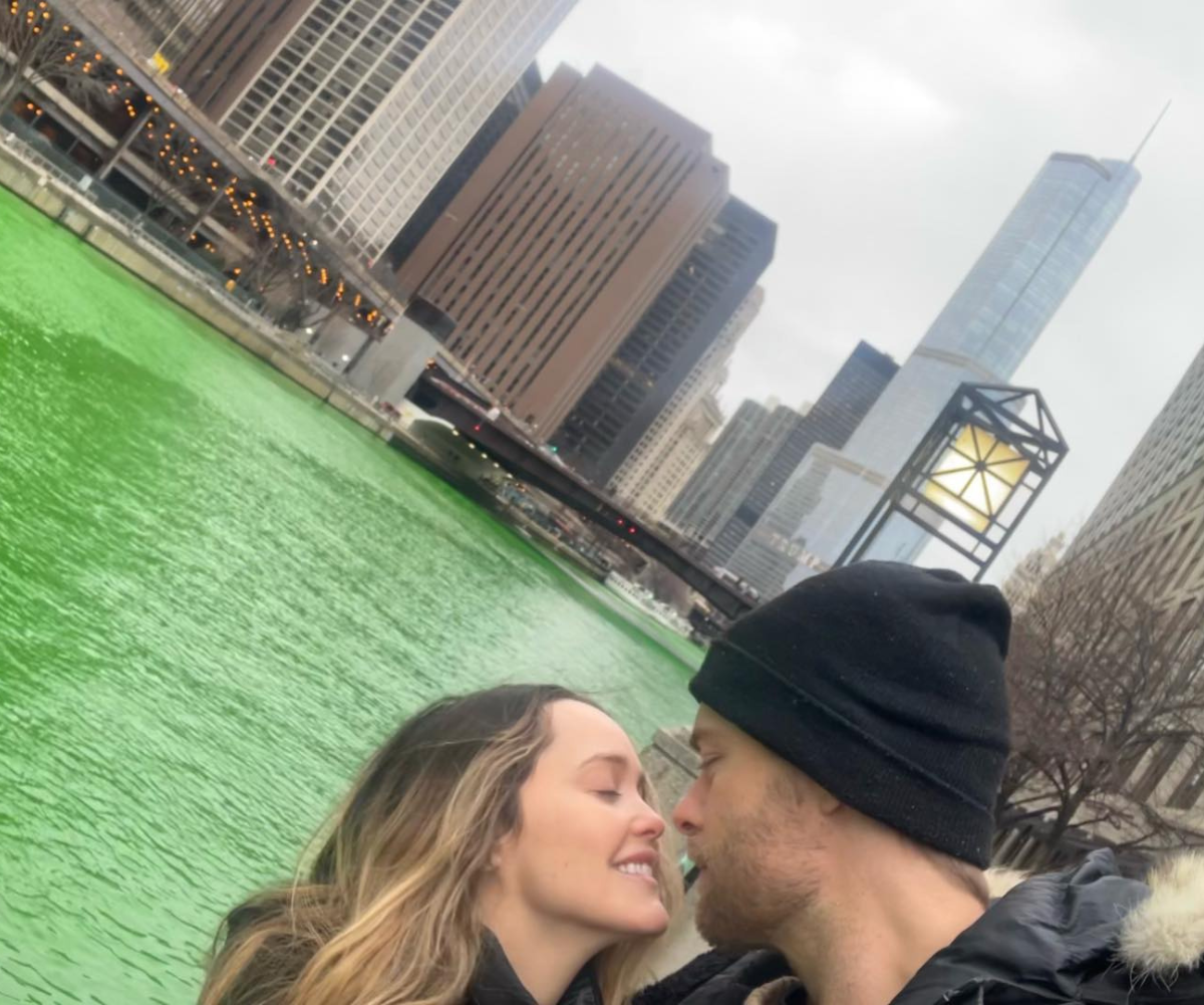 Luke Mitchell and Rebecca Breeds' love story in pictures