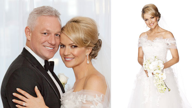 All about the dress: The designer who made Sandra Sully a perfect bride