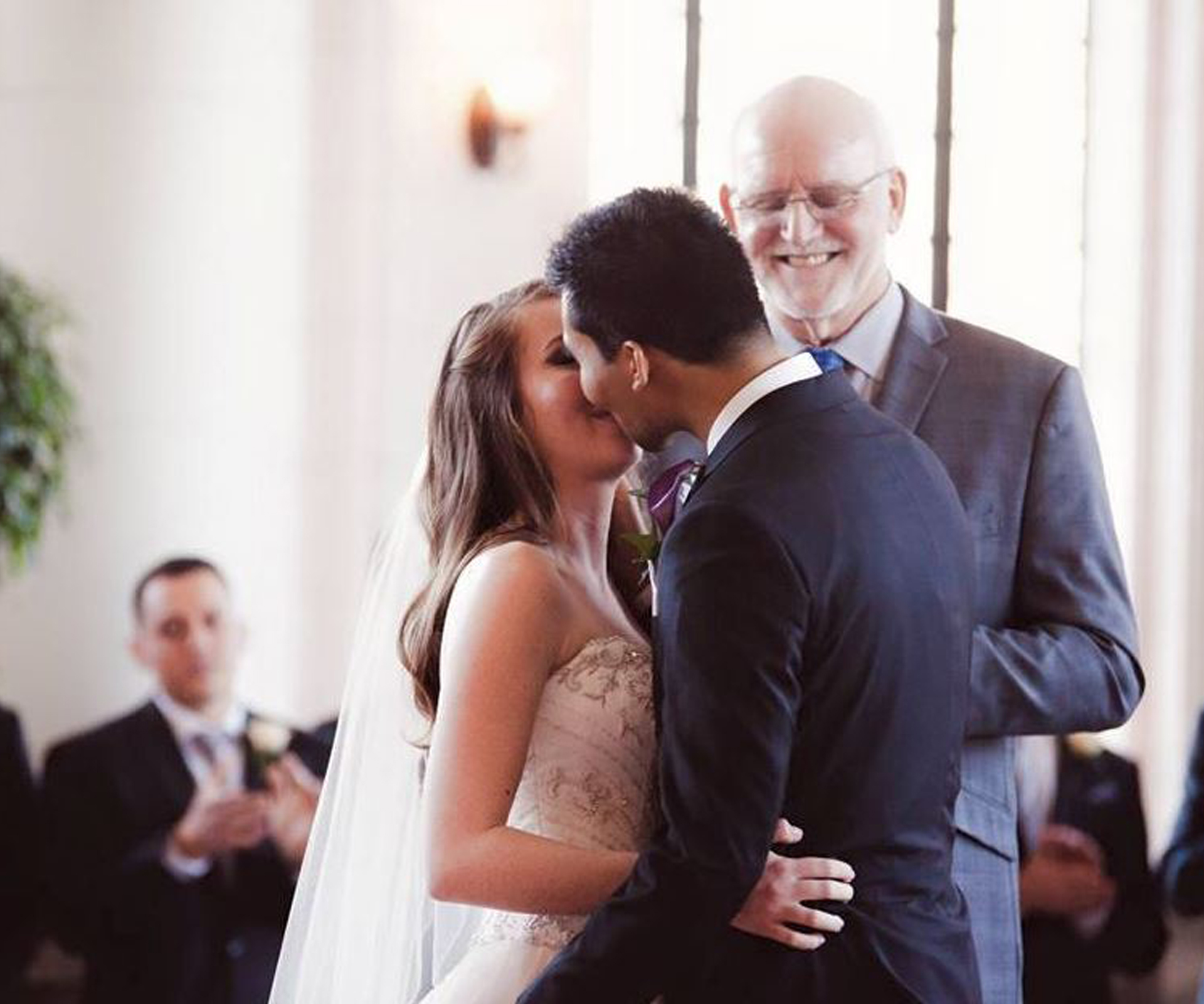 Couple wed early as groom before groom passes