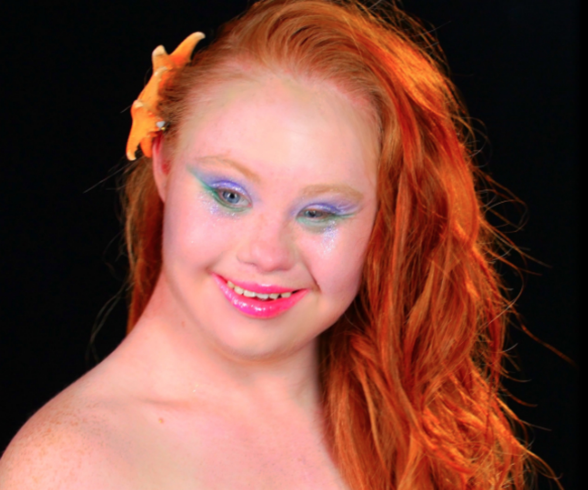 Madeline Stuart transformed into Disney princesses
