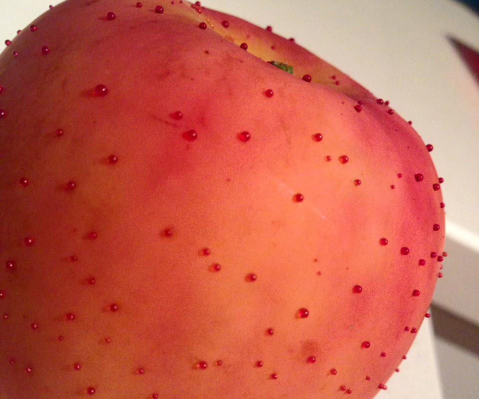 Bizarre Coles ‘bleeding’ apple