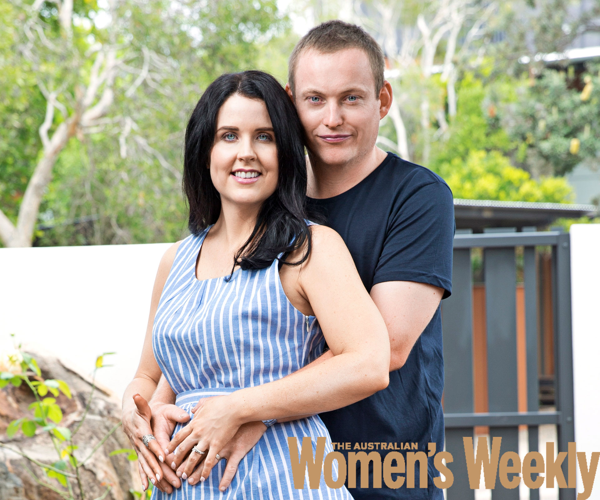 Happiness at last: Morcombes welcome new baby