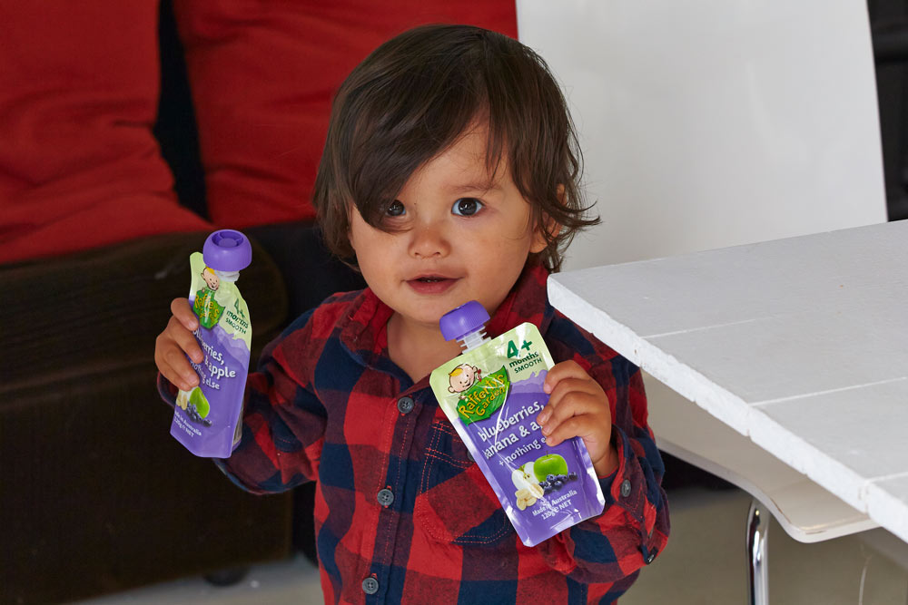 Behind the scenes of our tea party Bibs4Bubs photoshoot