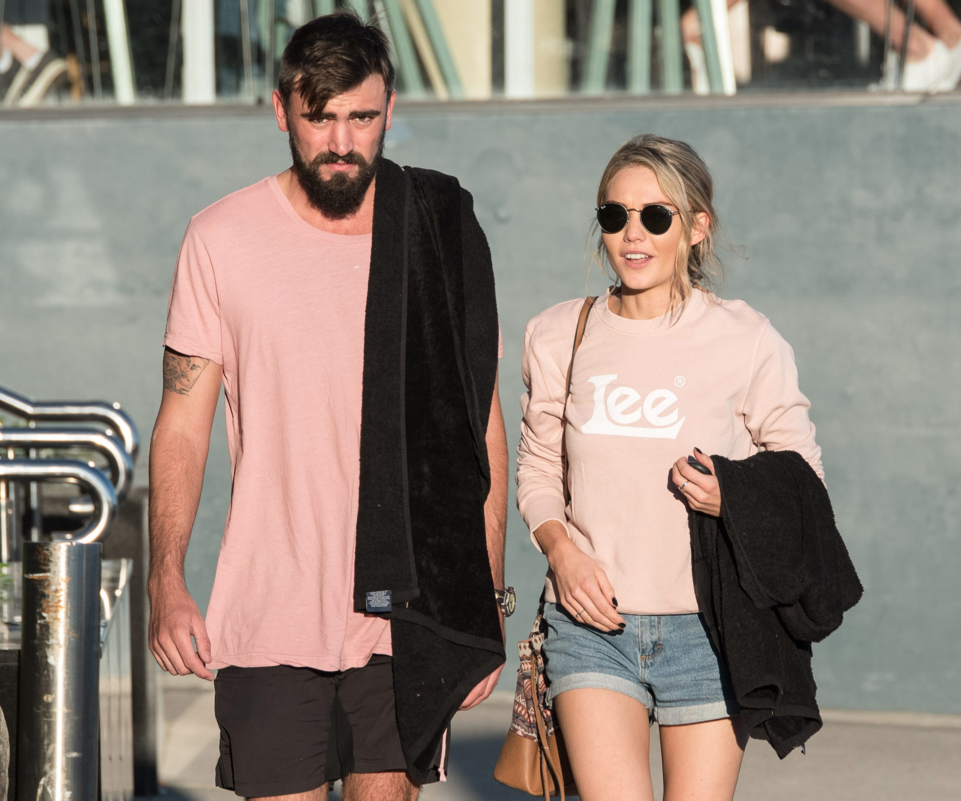 Sam Frost steps out with Dave Bashford