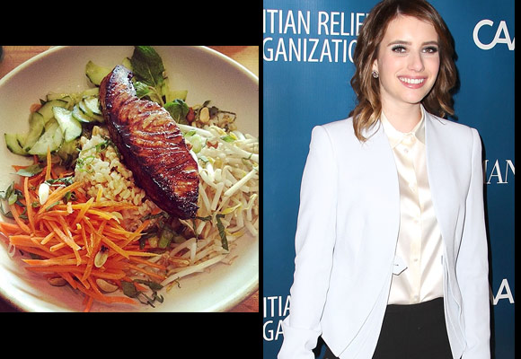 Stars reveal the super foods that keep them fit