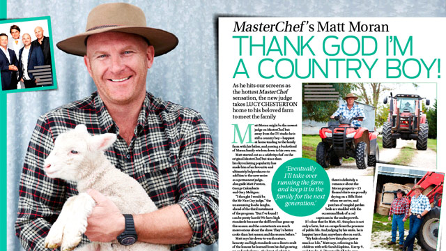 MasterChef's Matt Moran is a country boy!