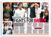 Jemima fights for Imran