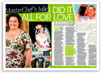 MasterChef's Julie: I did it all for love