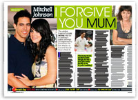 Mitchell Johnson: I forgive you mum