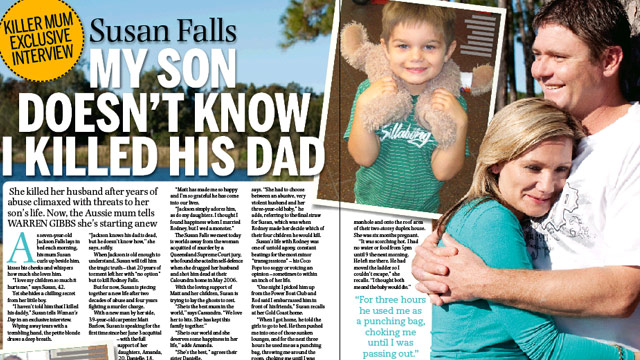 Susan Falls: My son doesn’t know I killed his dad