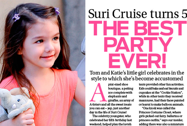 Suri has the best party ever!