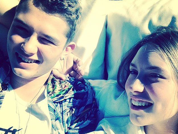 Jude Law's son Rafferty and girlfriend: ridiculously good-looking couple