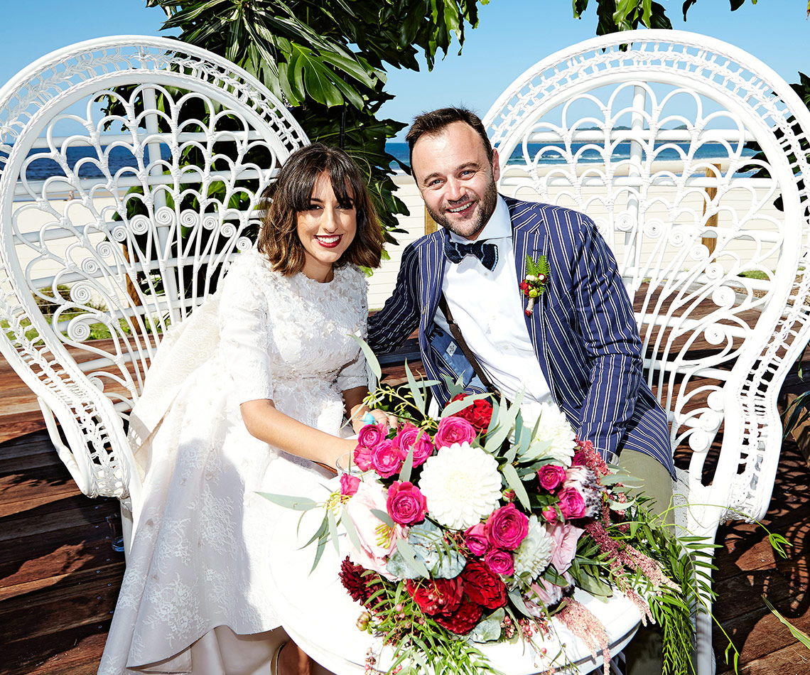 Inside Gyton Grantley’s Byron Bay wedding