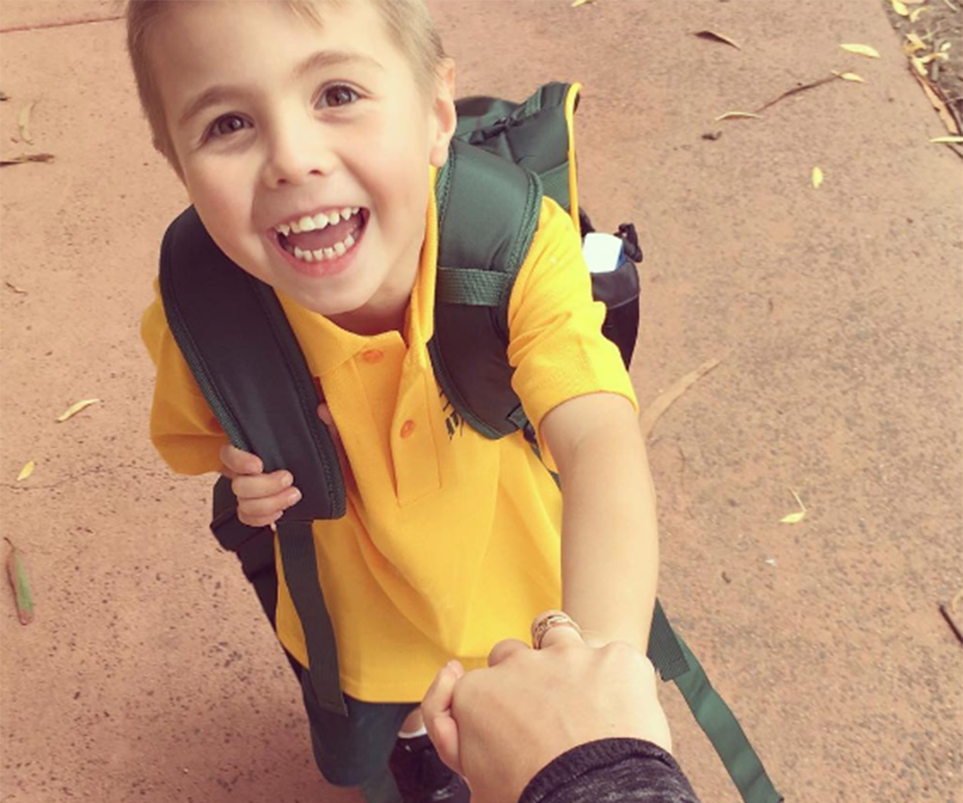 Alex Nation's son Elijah finally meets Richie Strahan