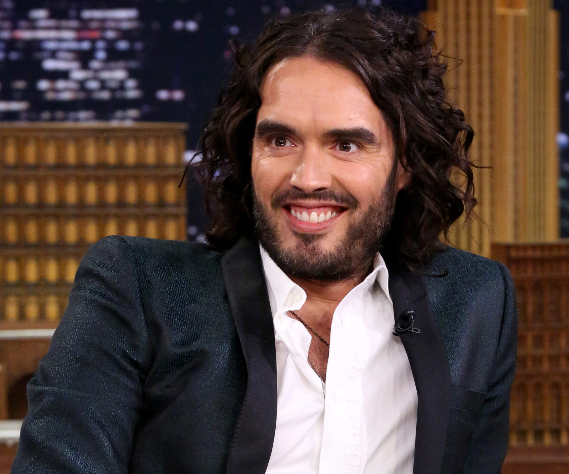 Russell Brand welcomes his first child