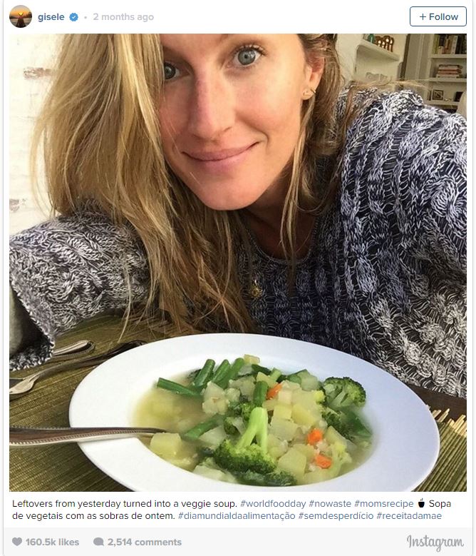 What supermodels really eat: Gisele’s diet revealed
