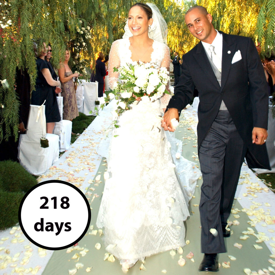 These celebrity couples had the shortest marriages ever