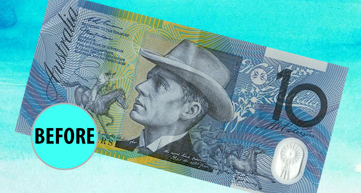 This is what the new $10 Australian notes looks like