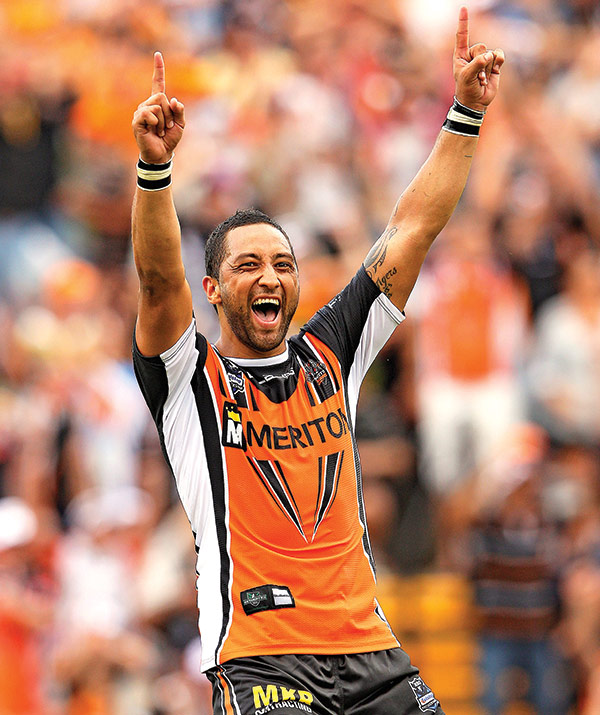NRL Tigers Benji Marshall and wife Zoe are pregnant