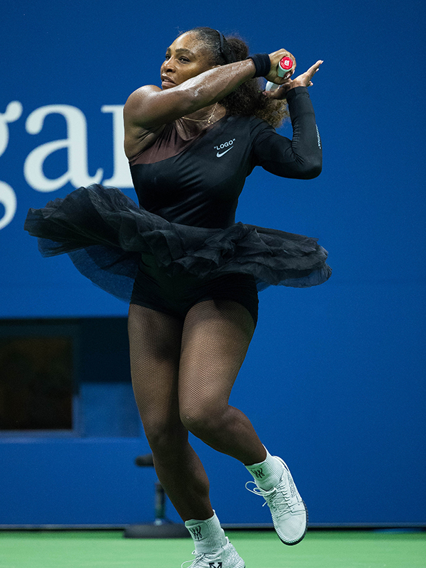 Serena Williams Us Open Tennis Star Dominates In Designer Tutu