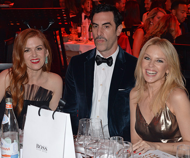 Kylie Minogue, Isla Fisher and Chris Hemsworth fly the Aussie flag high ...