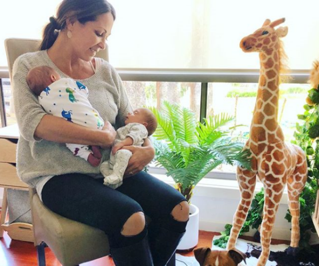 Tania Zaetta's twin-mum life in pictures