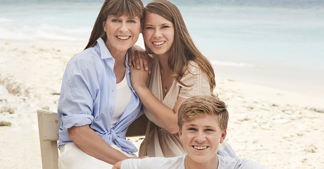 How Steve Irwin's death made the Irwin family "stronger"