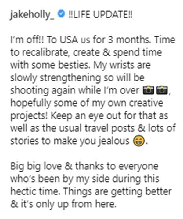 Jessica Marais and Jake Holly's secret break up