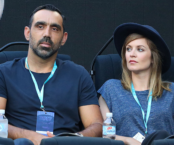 Who is Adam Goodes' wife Natalie Croker?