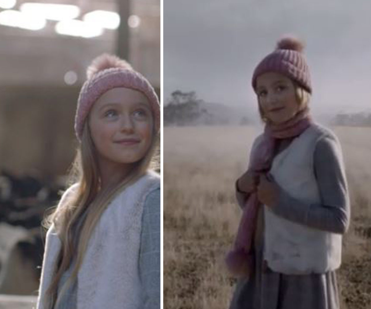 Just like mum! Bec Hewitt's daughter Ava makes her TV debut