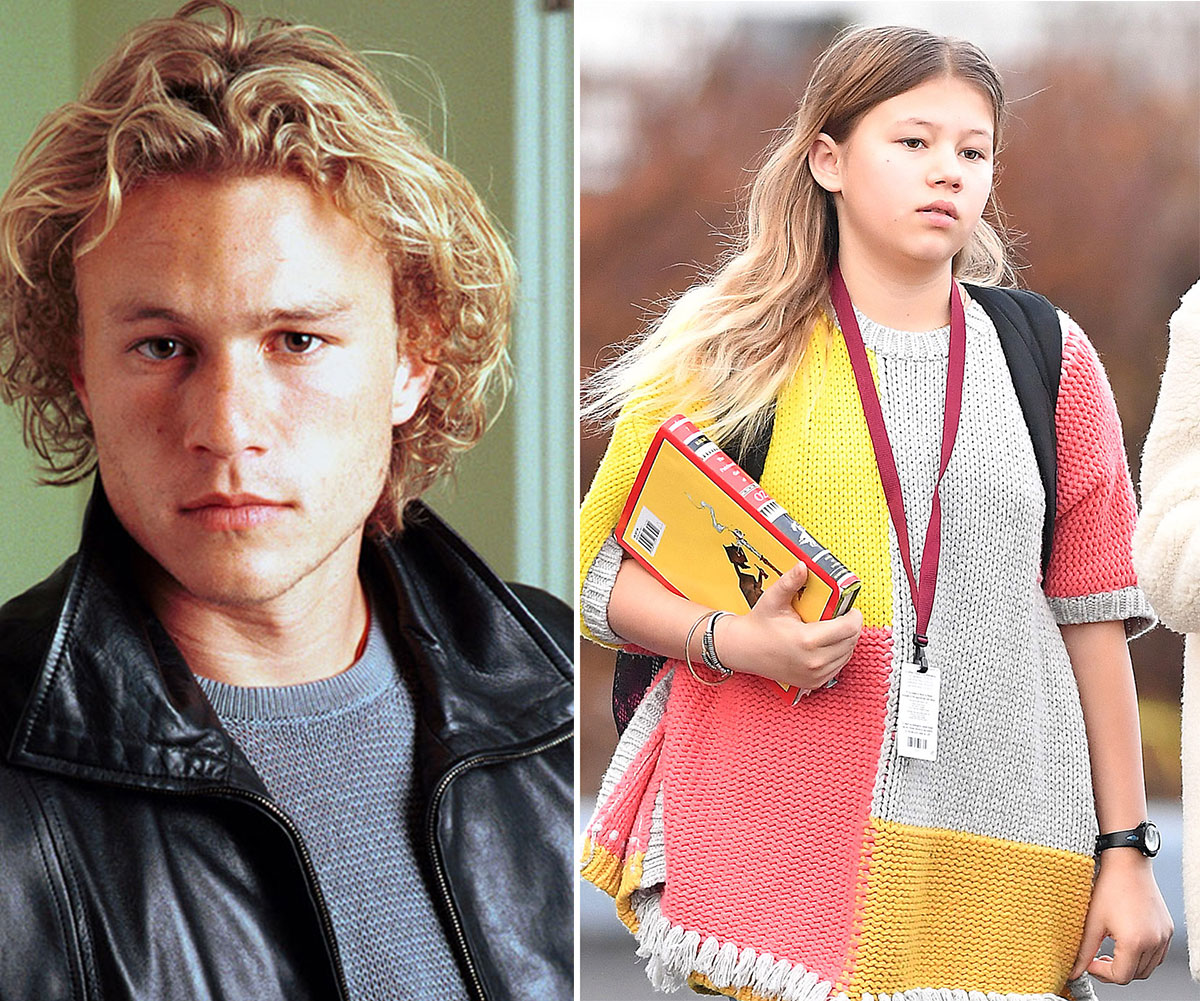 Heath Ledger's daughter Matilda looks just like him in rare photos