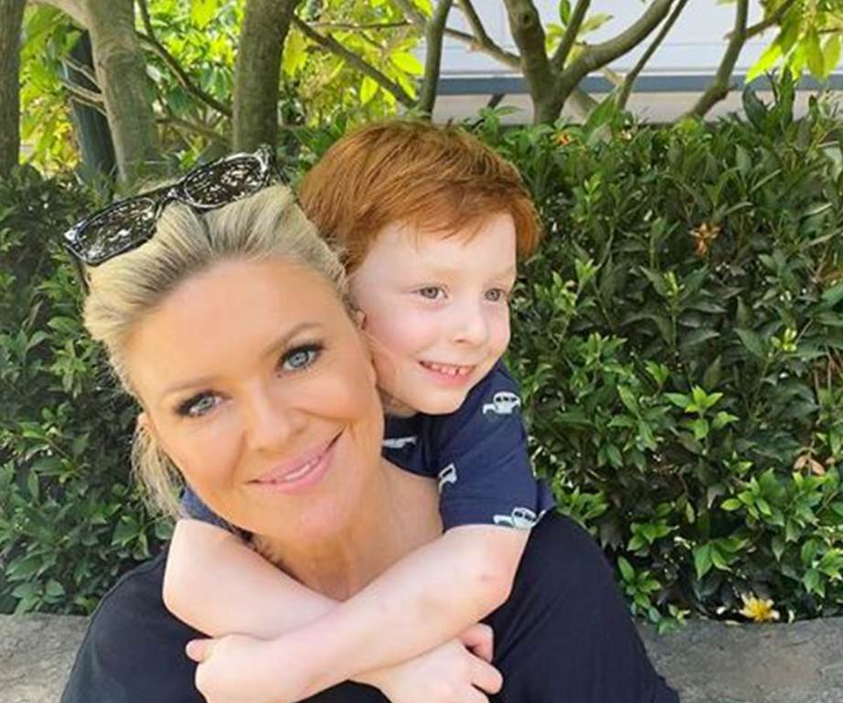 Emily Symons shares emotional update as her son starts school