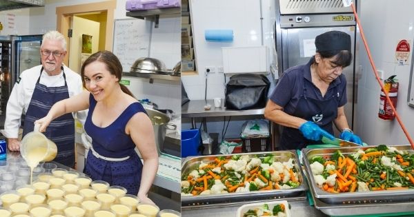 Inside the Meals on Wheels kitchen