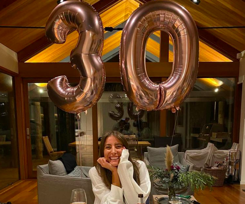 Andy Lee & Bec Harding's sweet relationship in pictures