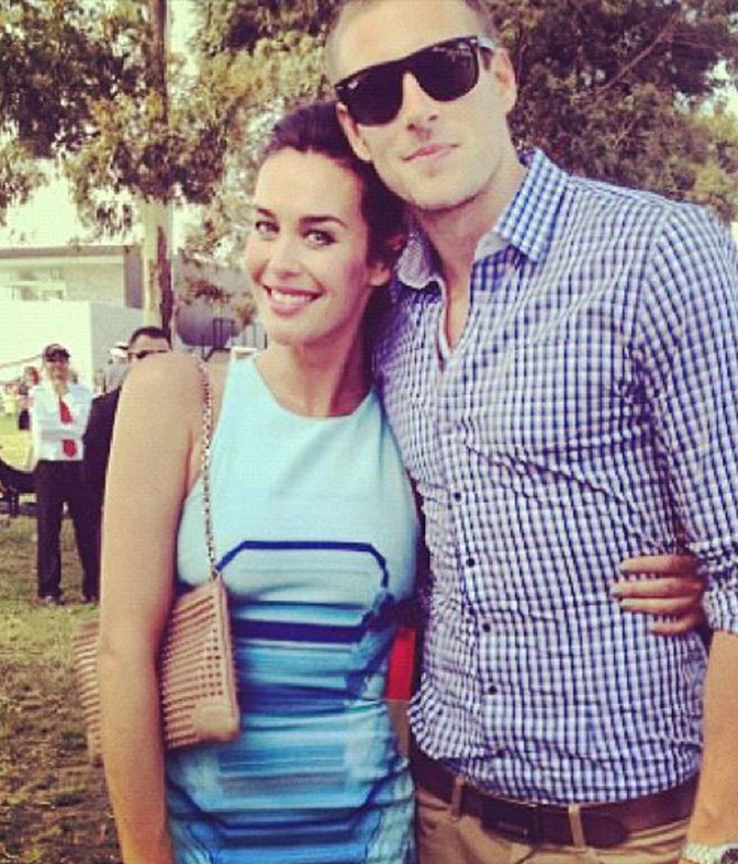 Megan Gale and Shaun Hampson's relationship