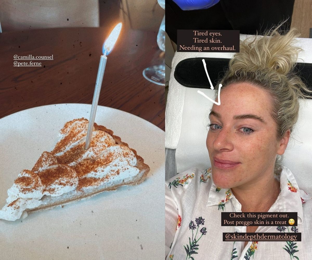 Ash Pollard celebrates her 36th birthday over a week since giving birth ...
