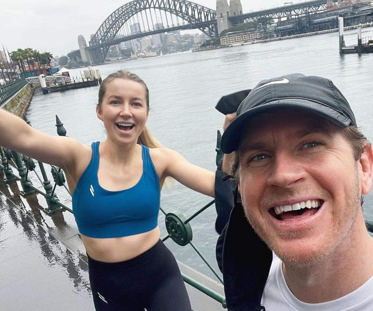 Sam Mac and girlfriend Rebecca James' romance blossomed during a Harry ...