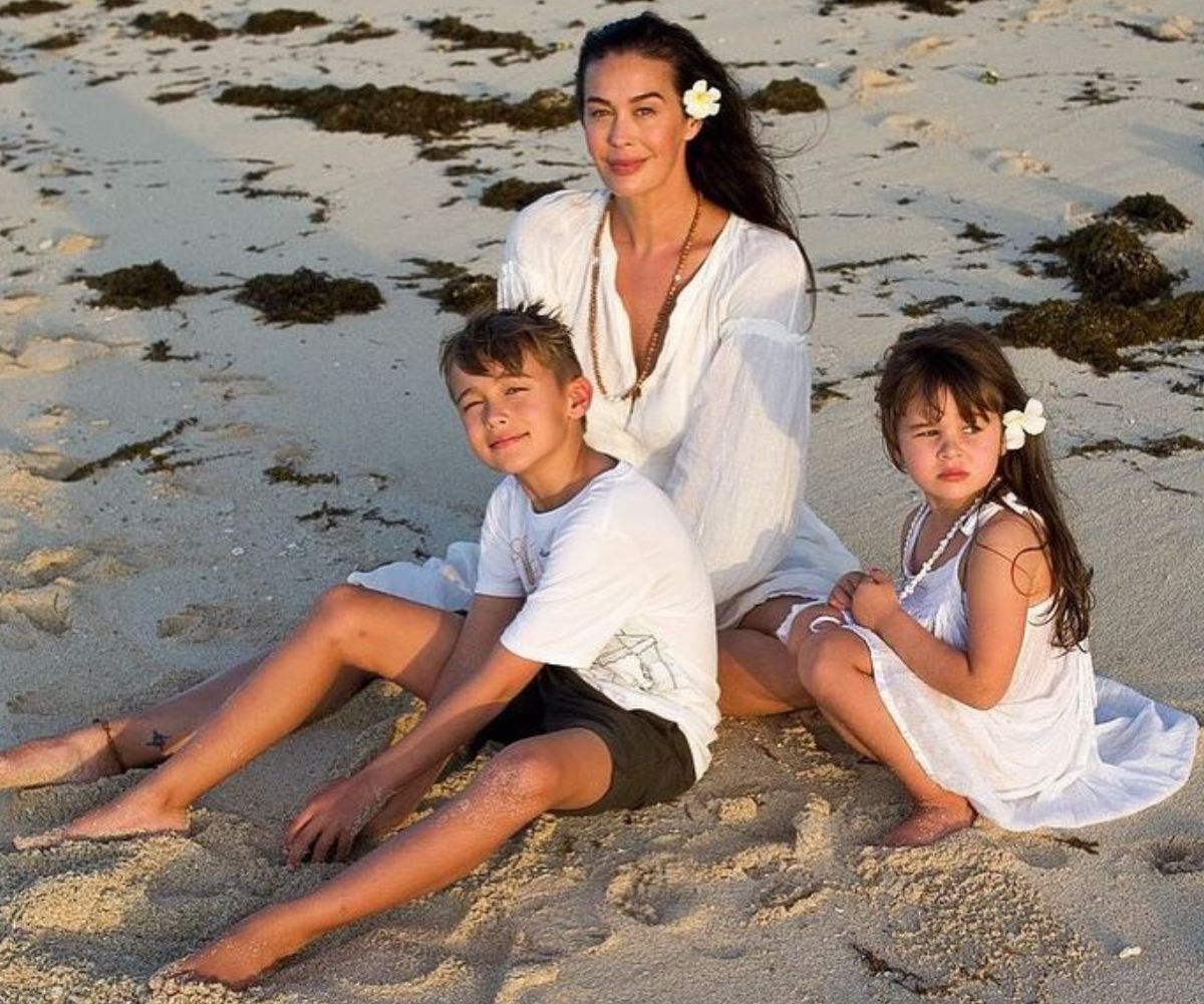 Megan Gale and fiancé Shaun Hampson's cutest family photos