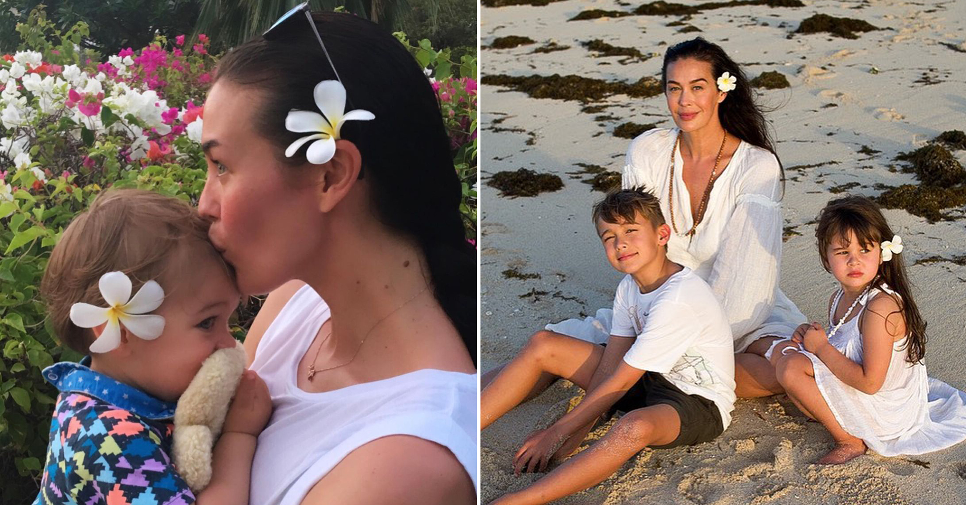 Megan Gale and fiancé Shaun Hampson's cutest family photos