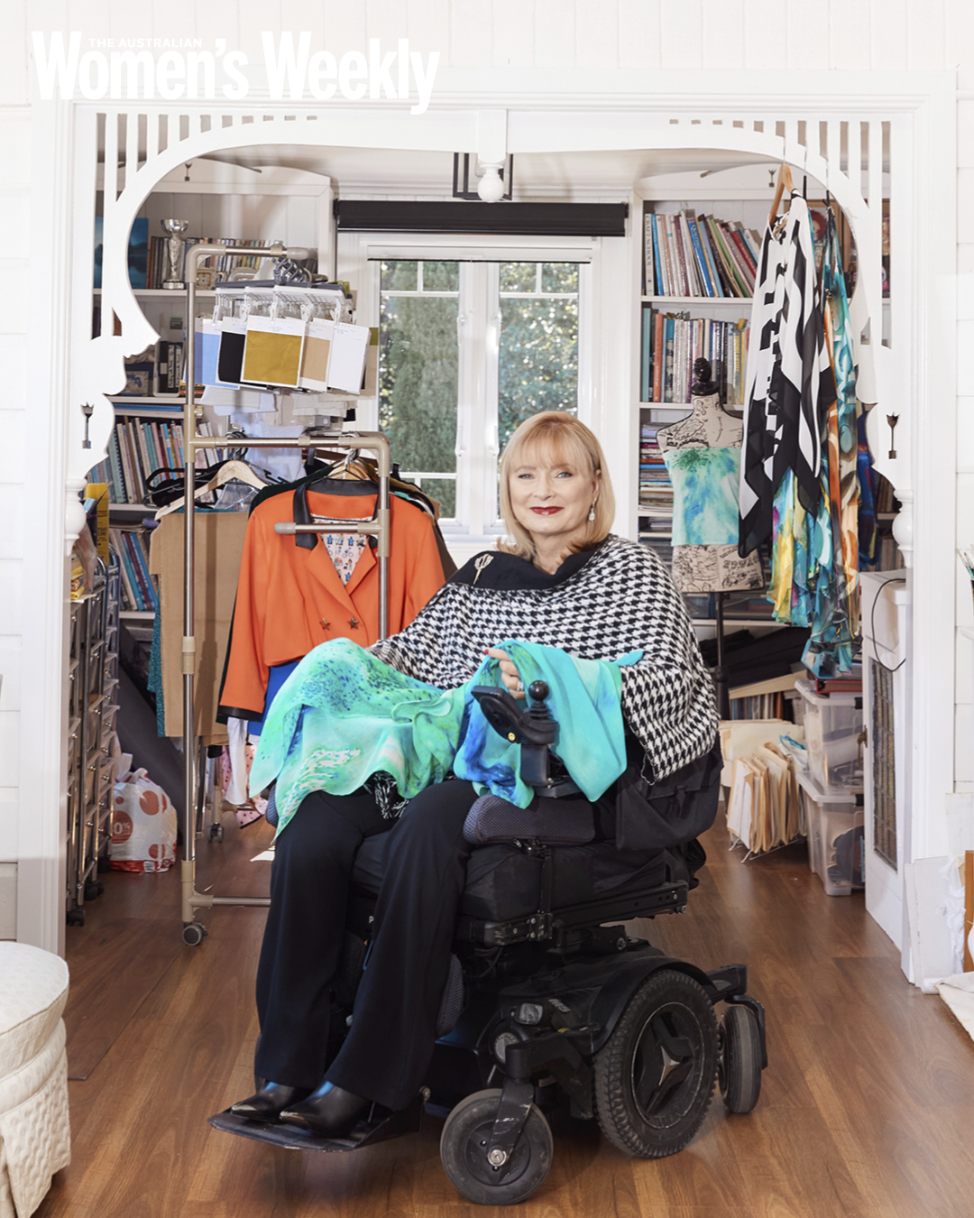 Quadriplegic designer Carol Taylor created a new career for herself