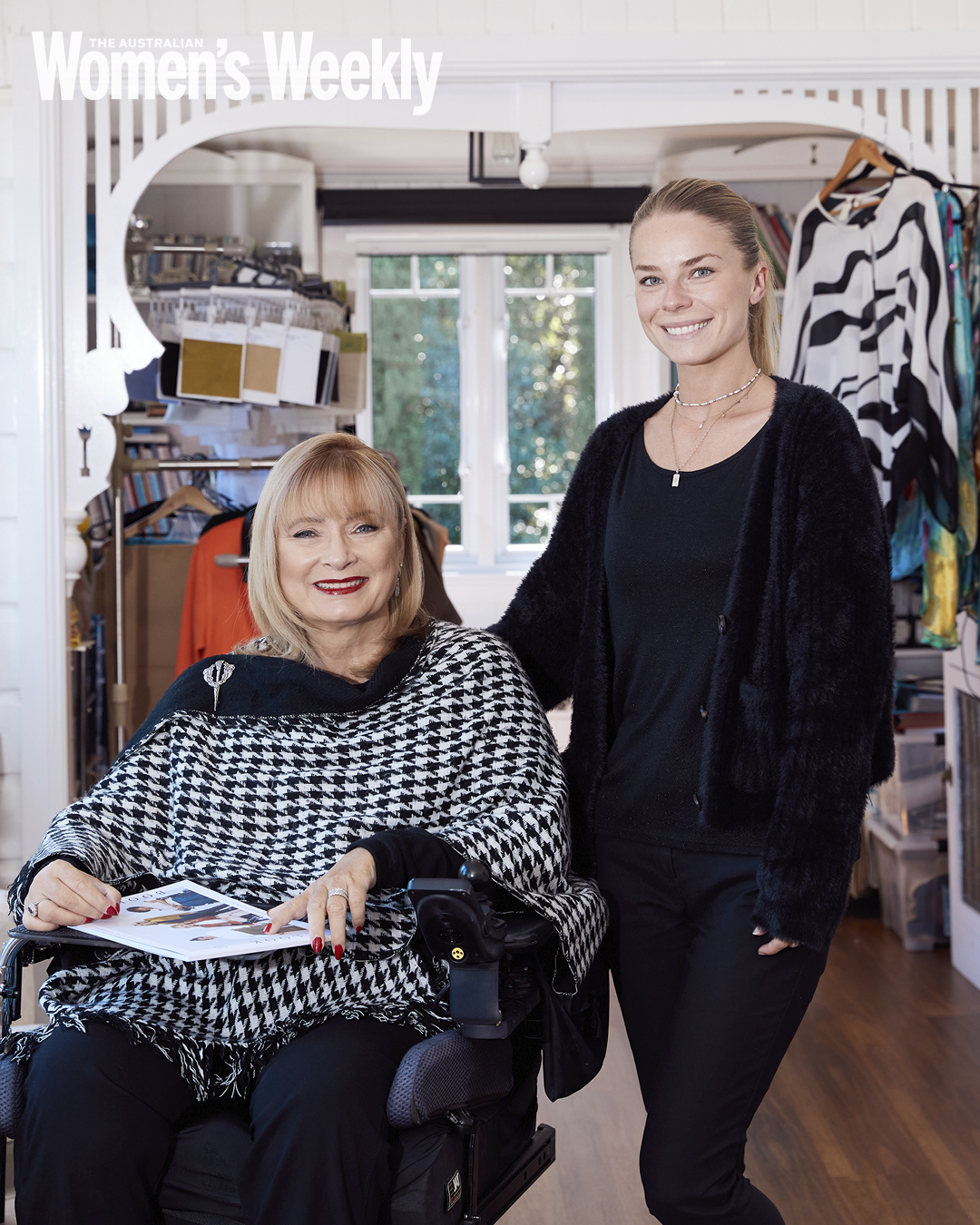 Quadriplegic designer Carol Taylor created a new career for herself